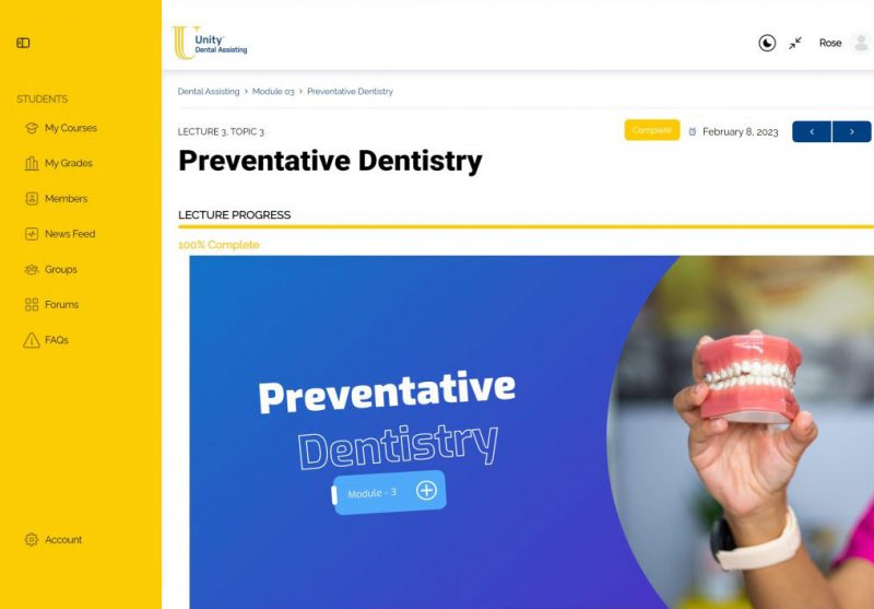 About Us - Unity Dental Assisting School